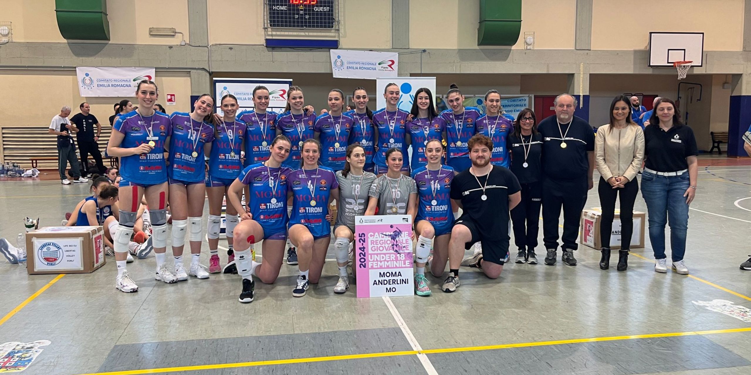 LA U18 MOMA ANDERLINI E’ CAMPIONE REGIONALE 2025! LA U19 MO.RE VOLLEY CEDE IN SEMIFINALE CONTRO ...